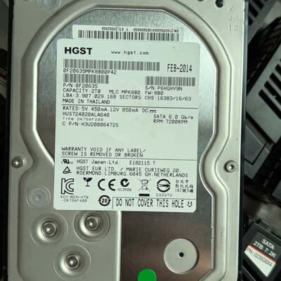议价HGST 2TB HUS724020ALA640 SATA可维修