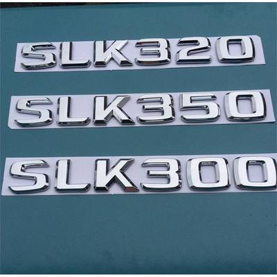 奔驰SLK200 SLK300 SLK350 SLK55 AMG改装后尾标数字车贴车标车贴