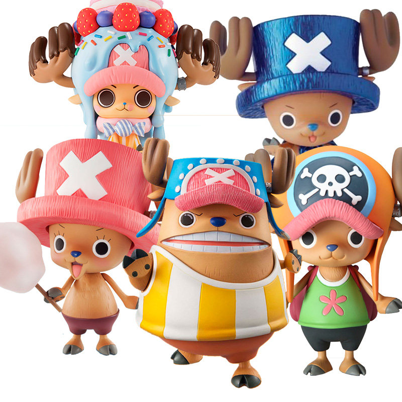 Megahouse海贼航海王 POP乔巴酒桶豹纹棉花糖手办摆件车载_虎窝淘