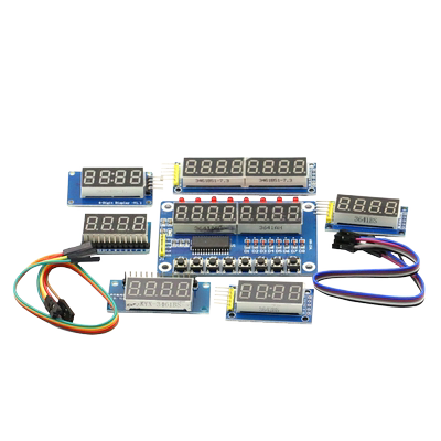 48位数码管模块LED显示四位串行