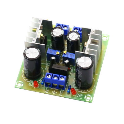 LM317+LM337正负双电源可调稳压电源板套件 负调压电压板 317散件