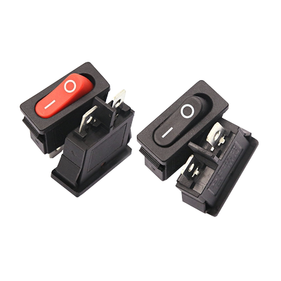 船型开关薄扁型2脚2档仪表开关