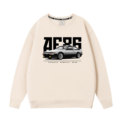 秋装新款长袖AE86丰田汽车文化头文字D藤原豆腐店周边圆领卫衣服