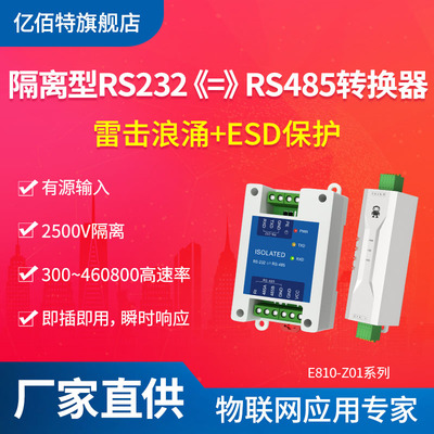 工业级RS232转RS485双向转换器