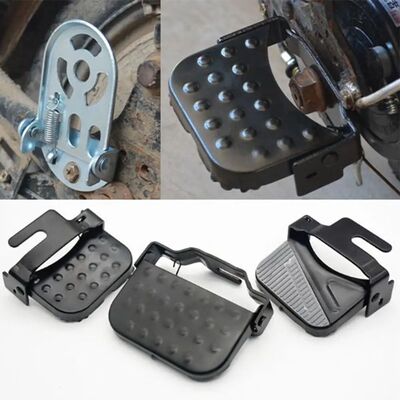 1 Pair Bicycle Rear Pedals Non-Slip Folding Pedal Footpegs B