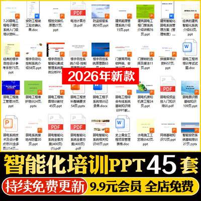 建筑楼宇自动化自控弱电工程综合布线系统安防智能化培训PPT课件