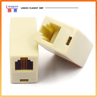 RJ11直通头6P4C直通4芯双通