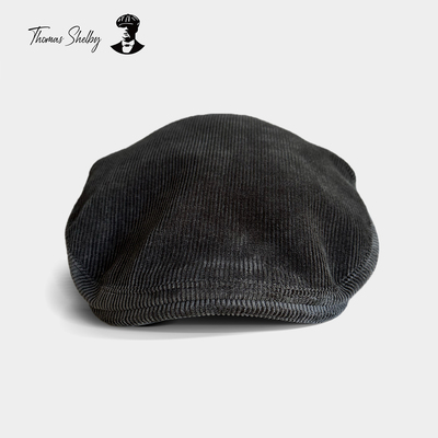 正品thomas剃刀党灯芯绒鸭舌帽