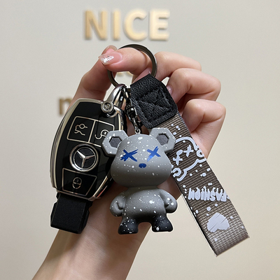 奔驰c260L汽车钥匙套C200L壳A级a180L扣glc260包glaC级e300l专用