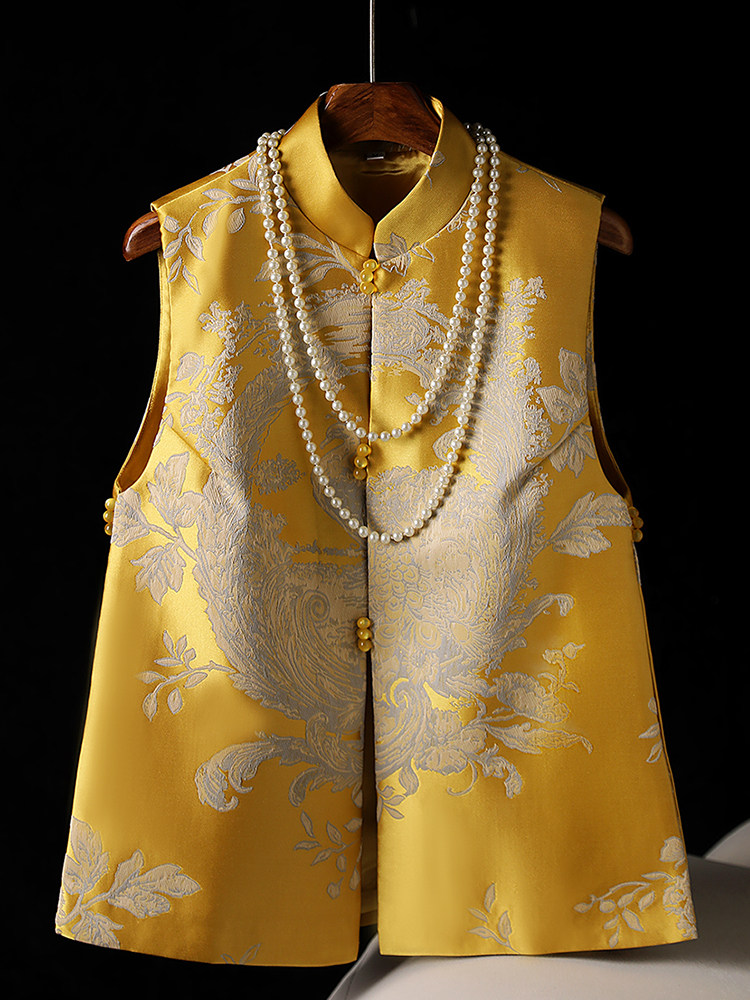 New Chinese-Style Cheongsam Improved Vest Tang Suit for Women 2025 New ...