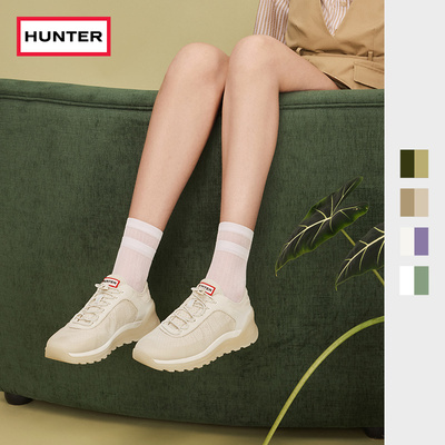 Hunter女鞋跑步鞋拼接撞色徒步鞋