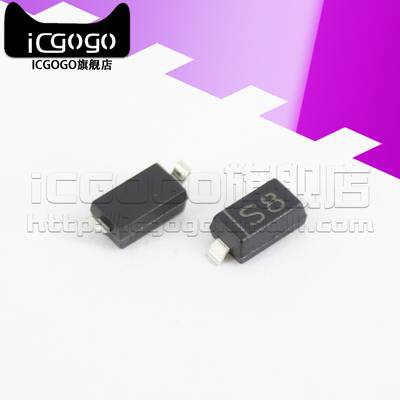 原装正品BAT43W 46W 54W 丝印S8 S9 L9 SOD-123 肖特基二极管