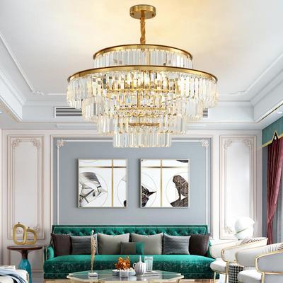 Post-modern crystal chandeliers are about LED living room li