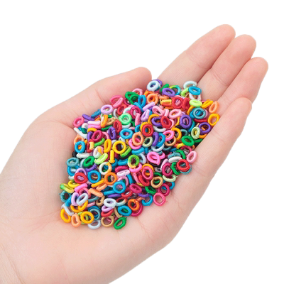 diy手链的配件彩色菠萝结线圈