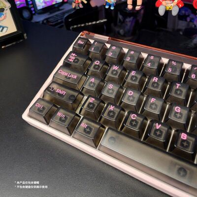 顶面黑雾透粉字全套PC支持Hero68