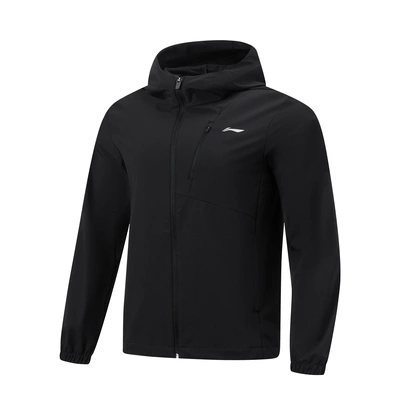 李宁男子风衣2026春季新款透气休闲舒适防泼水运动风衣AFDW123