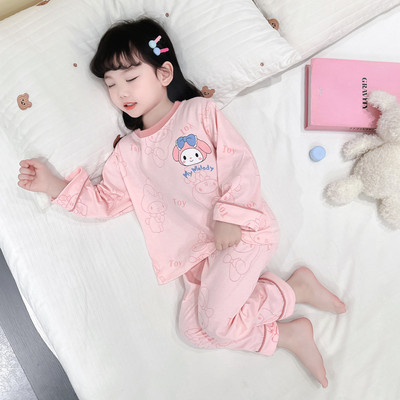 睡衣女童纯棉长袖~春秋款美乐蒂