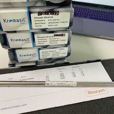 议价M05CLA25 Kromasil C18色谱柱 250*4.6mm 实验室分析柱维修