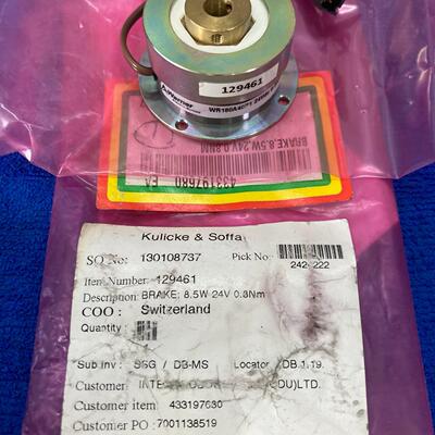 议价WR180A40P1 129461 制动器 24Vdc 0.5Nm 固晶机配件维修