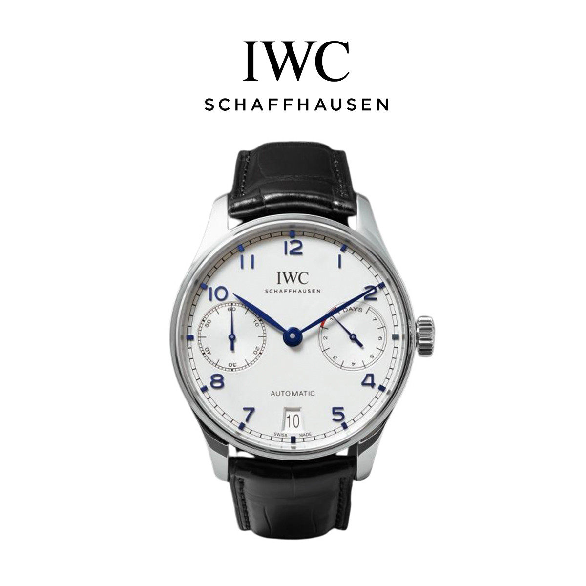 IWC/万国葡萄牙系列男手表精钢机械腕表IW500705_虎窝淘