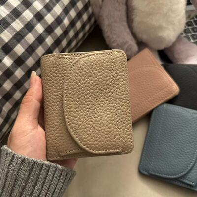 头层牛皮钱包女款真皮防盗刷钱包