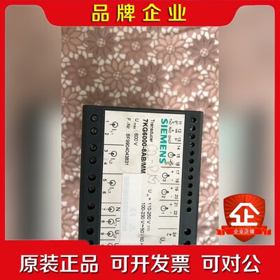 SIEMENS 7KG6000-8ABMM 成色较新 数量 议价
