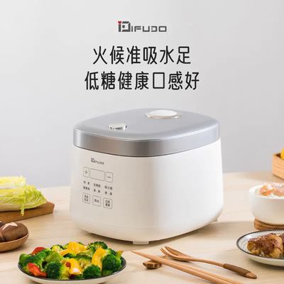 IFUDO 2升电饭煲IFE-021 触摸屏控制四人份预约500W控温304沥篮