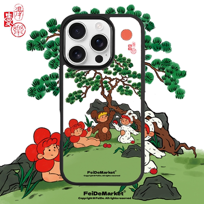FeiDe Market主理人合作-战甲磁吸-松下乘凉-适用iPhone14-17手机