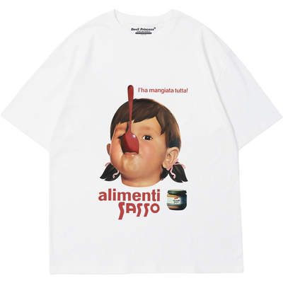 vintage宽松复古短袖t恤夏季