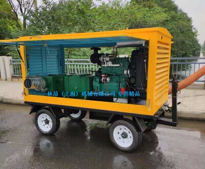500方高吸程泵防汛抢险移动泵车DT500cr排涝转子泵泥浆泵