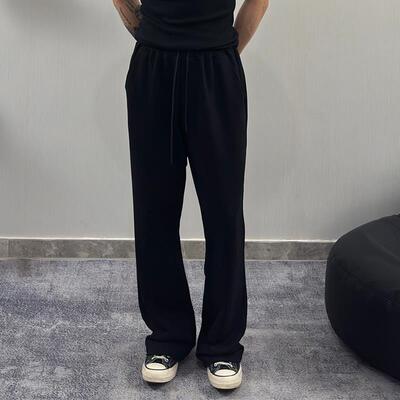 Roast Lucky 微喇叭宽松休闲卫裤 百搭抽绳直筒运动cleanfit长裤