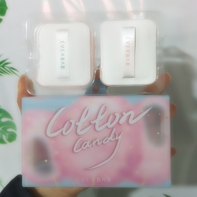 EVER@BAB棉花糖气垫粉扑2只柔软亲肤耐油 化妆工具海棉扑24.6到期