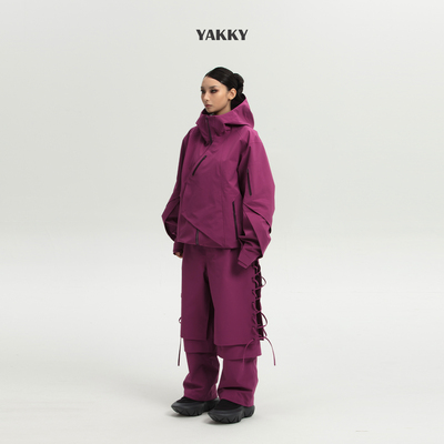 【26新品】YAKKY武士系列男女同款3L滑雪服上衣防水雪裤套装
