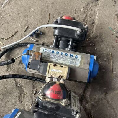 拆机二宇韩国AUTOMA气动执行器球阀AD80-150B