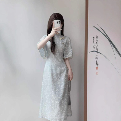 2026新款小清新学生旗袍裙