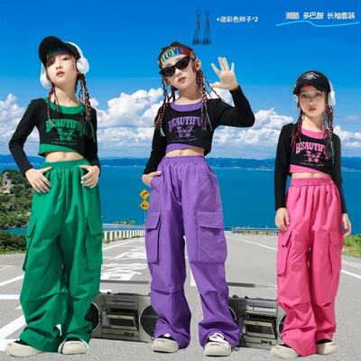 女童PU皮公主百褶短裙