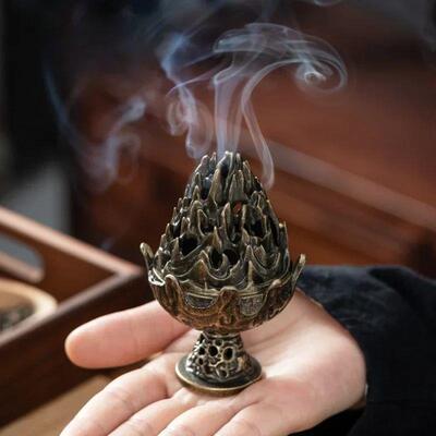 Incense Burner Sandalwood Burner Antique Decoration Mixed Na