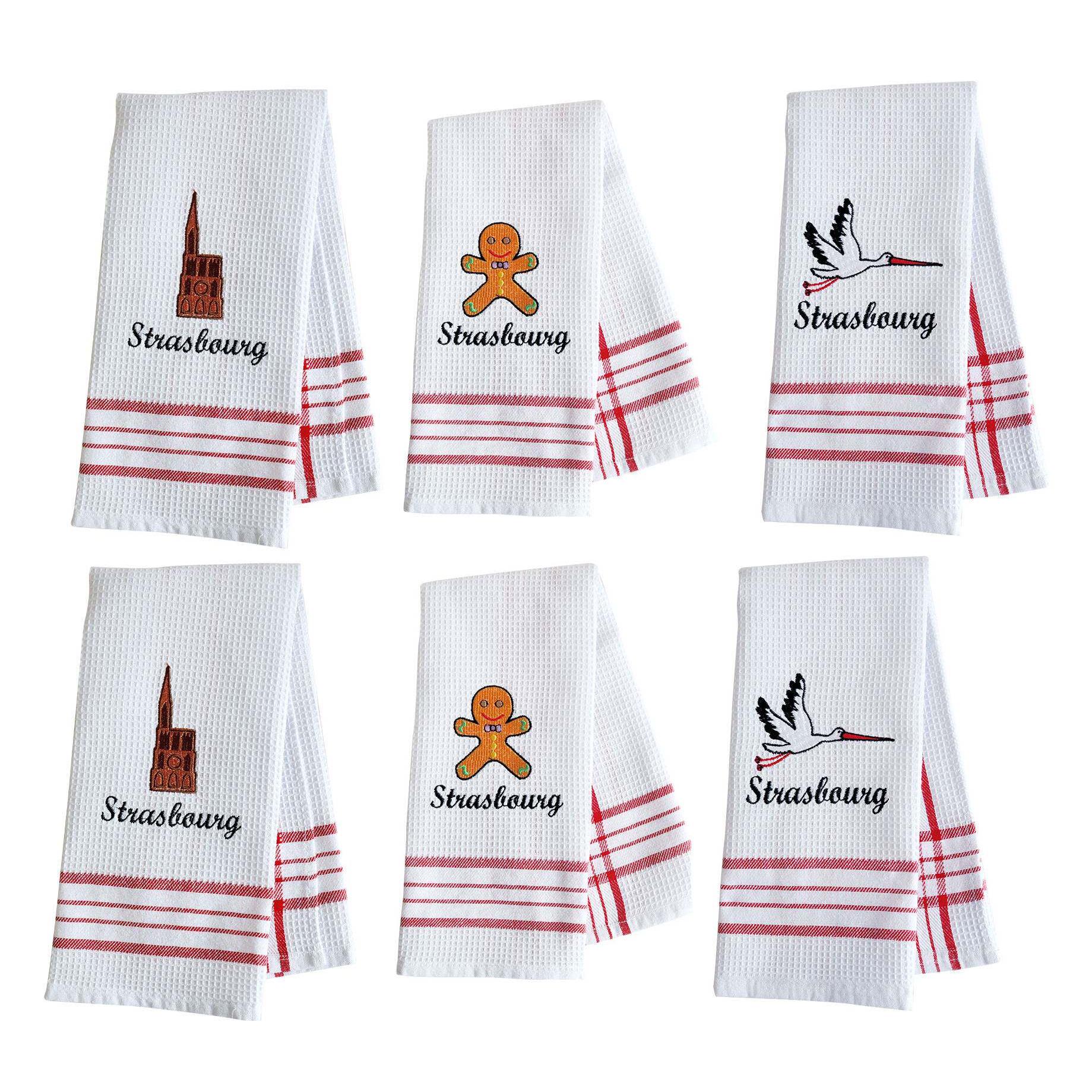 3 Pack Christmas Kitchen towel 耶诞厨房抹布擦手巾40*60cm
