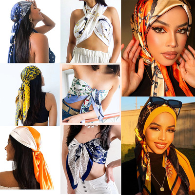 SilkScarftopHeadwsWom