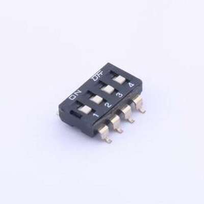 KF1027B-04P-L00-DFT-01B 拨码开关 拨码开关 SMD-8P,6.2x11.2mm