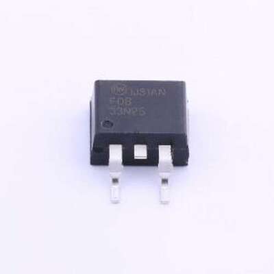 FDB33N25TM 场效应管(MOSFET) 1个N沟道 耐压:250V 电流:33A D2PA