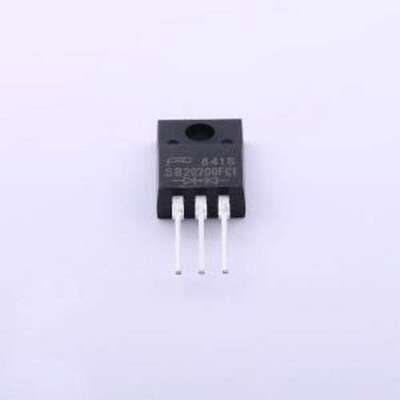 SB20200FCT_T0_00001 肖特基二极管 电压:200V 电流:20A ITO-220A