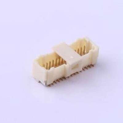 A1014WVB-S-2X15P 线对板针座 2x15P 间距:1mm 立贴 SMD,P=1mm