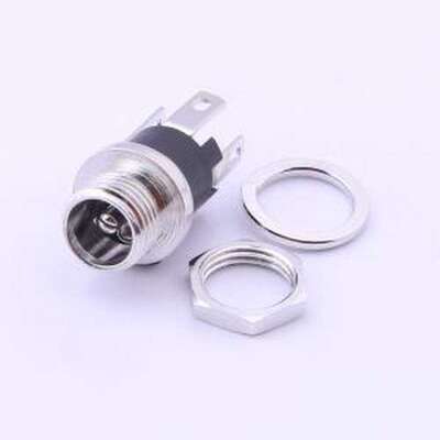 DC-025M-5A-2.0 DC电源连接器 DC电源插座 内径:2mm 外径:5.6mm