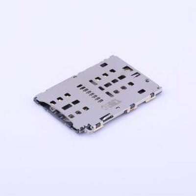 MCS-102 SIM卡连接器 拔插式 MiniSIM卡 卡座 SMD