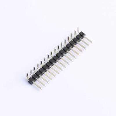 HDGCPH254-PW01-16 排针 1x16P 间距:2.54mm 弯插 弯插,P=2.54mm