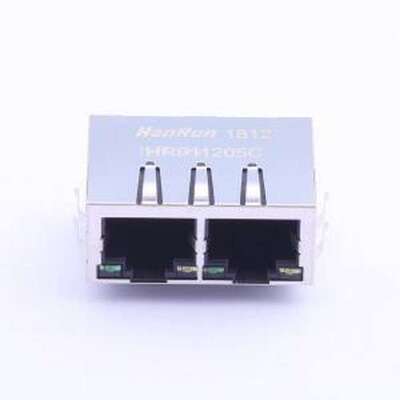 HR911205C 以太网连接器(RJ45 RJ11) 带LED 插件