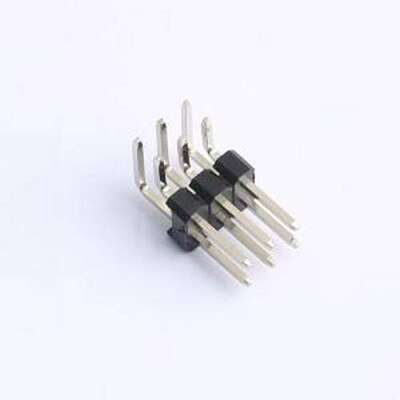 HDGCPH254-PW02-03 排针 2x3P 间距:2.54mm 弯插 弯插,P=2.54mm
