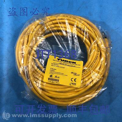 现货供应Turck RKC 4.4T-14-RSC 4.4T/S1587 M12 Eurofast 直型线