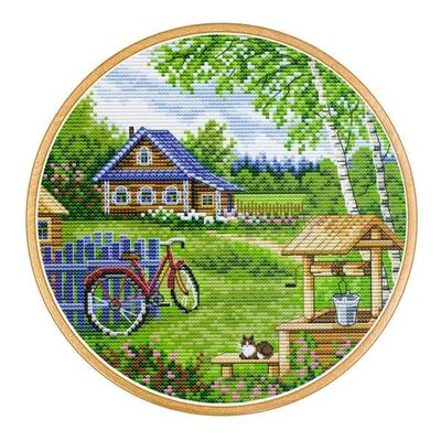 Enjoy479-3圆形风景104 十字绣套件 DMC线 E线 埃及纯棉线
